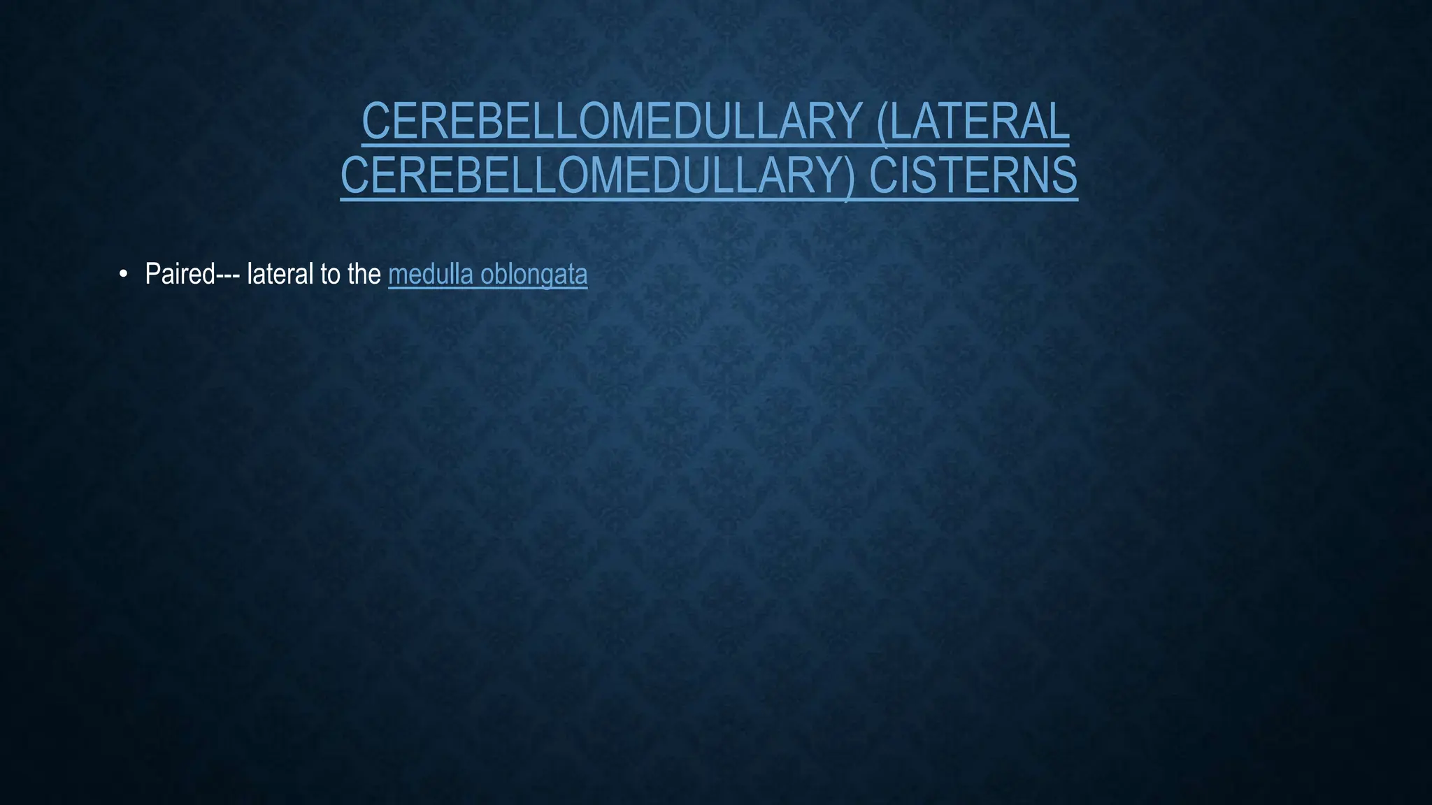 cerebral cisterns for radiology dnb .pptx