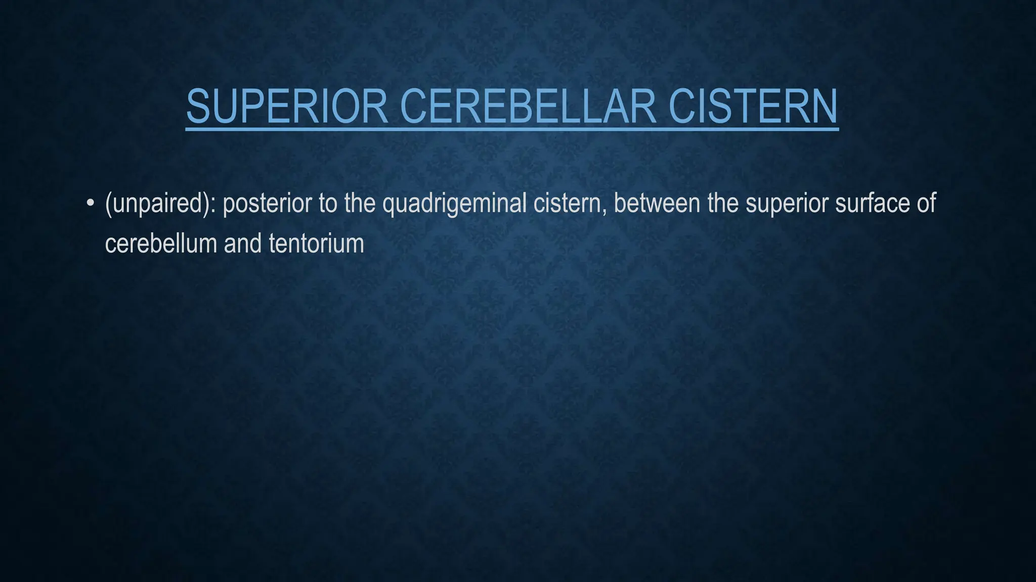 cerebral cisterns for radiology dnb .pptx