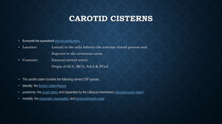 cerebral cisterns for radiology dnb .pptx