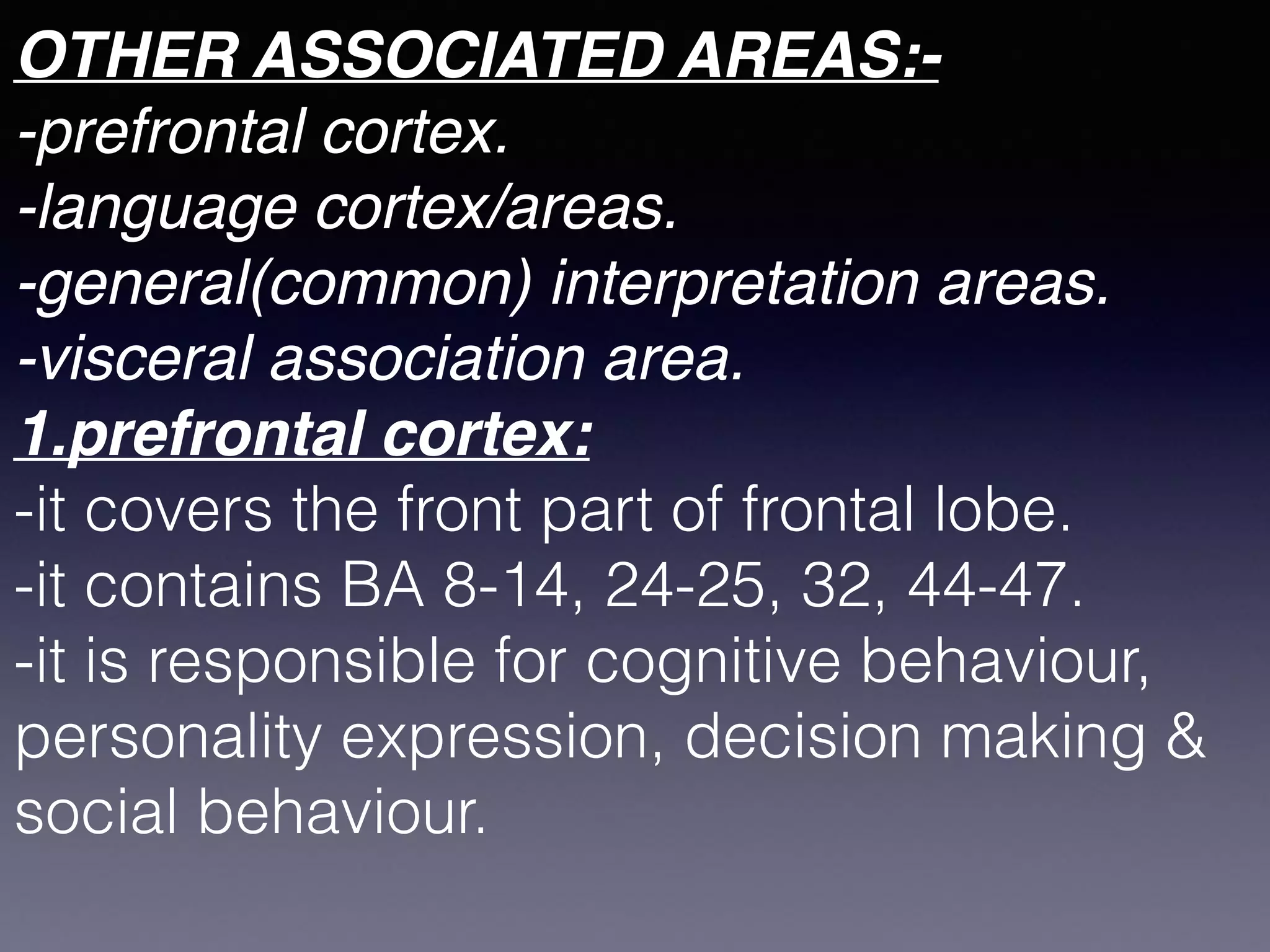 Cerebral cortex ppt | PDF