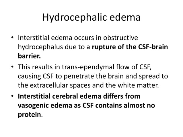 Cerebral edema and its management | PPTX