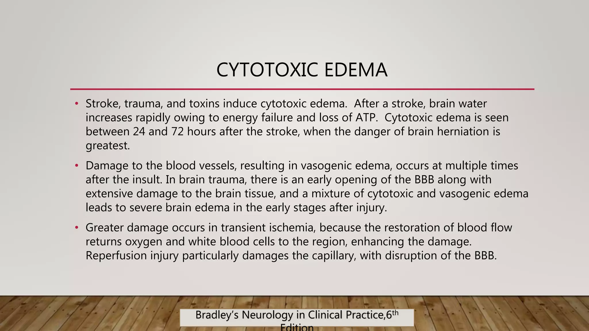 Cerebral Edema | PPTX