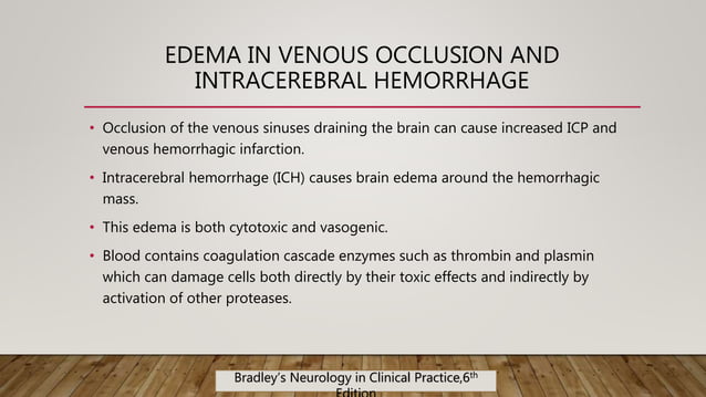 Cerebral Edema | PPTX