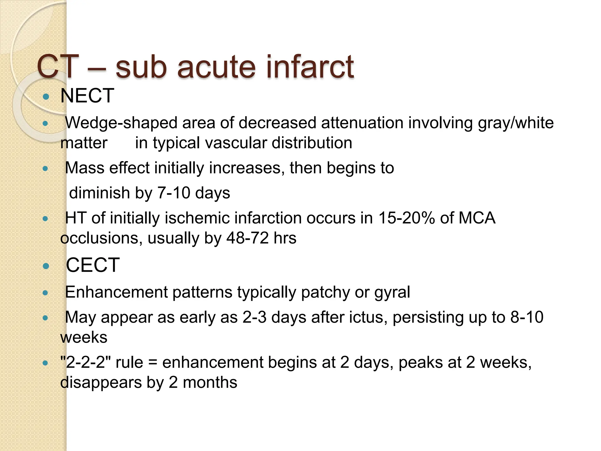 Cerebral Infarcts . pptx | PPTX