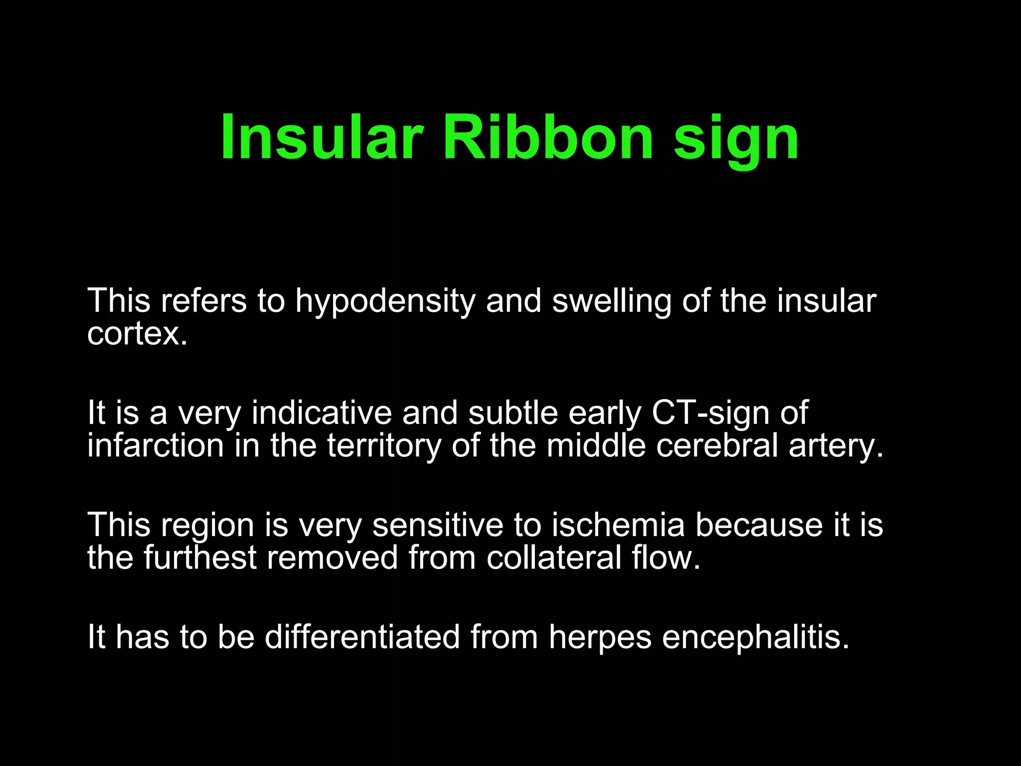 CT Imaging of Cerebral Ischemia and Infarction | PPT