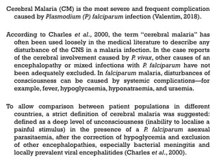 CEREBRAL MALARIA PRESENTATION and causes.pptx
