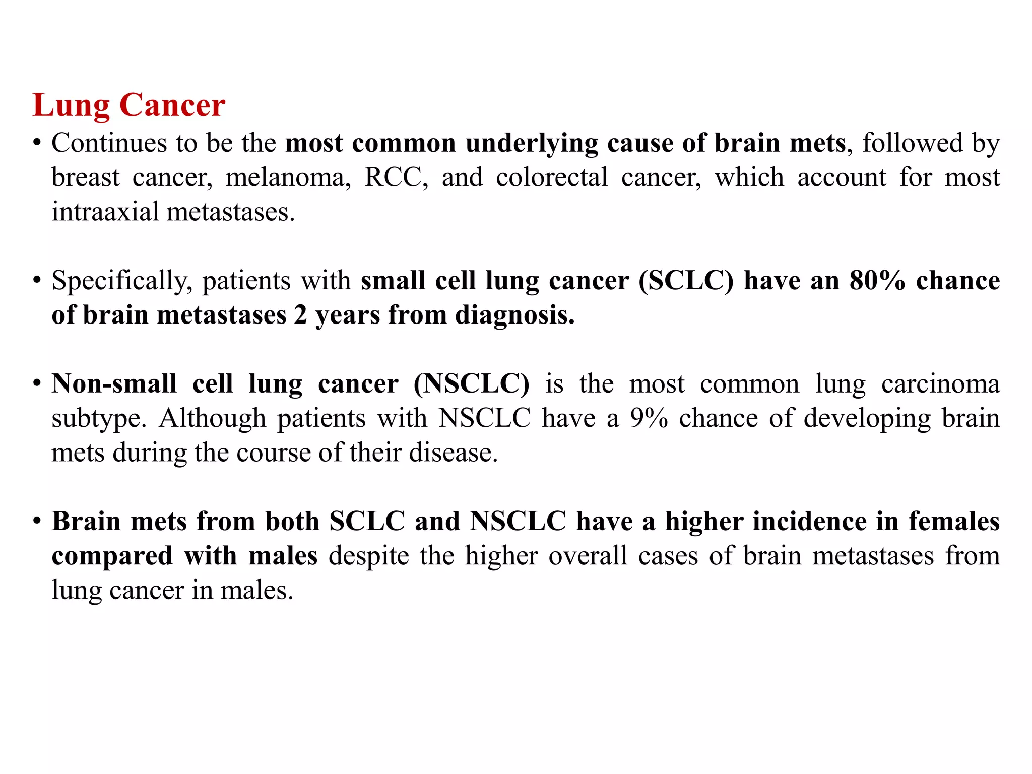 cerebral metastasis | PPT