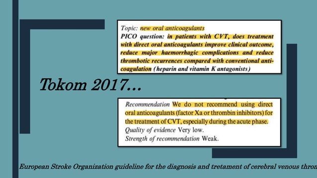 Cerebralne venske tromboze prezentacija venous cerebral thrombosis | PPT