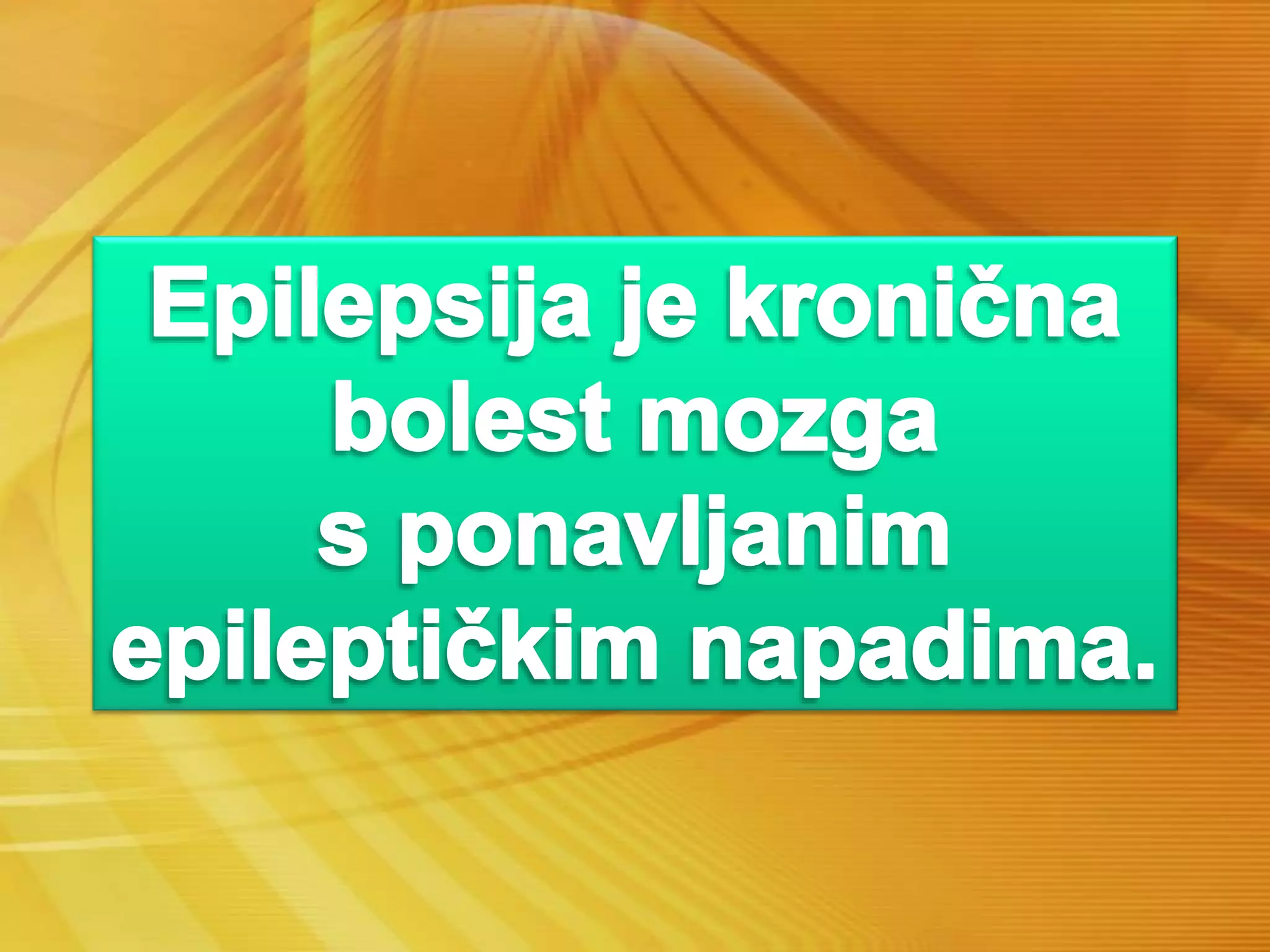 Cerebralni napadi i epilepsije | PPSX
