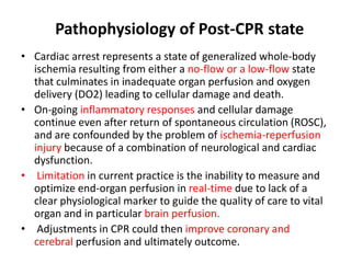 Cerebral oximetry in cerebral resuscitation | PPTX