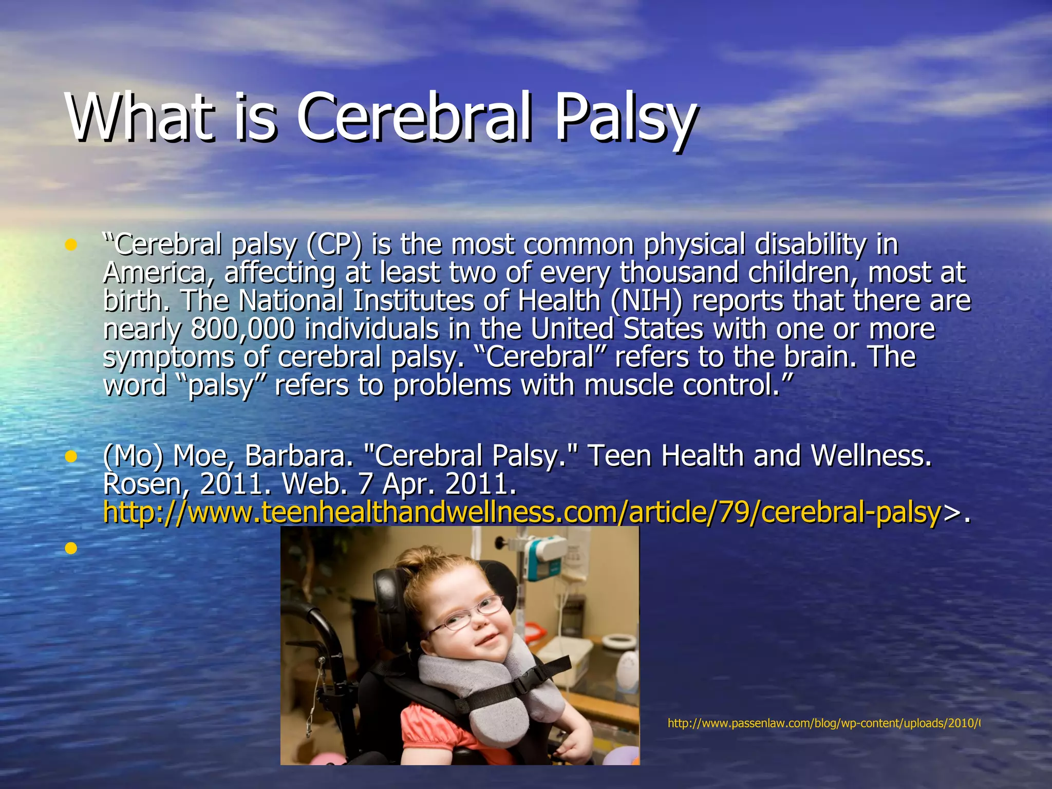 Cerebral palsy | PPT