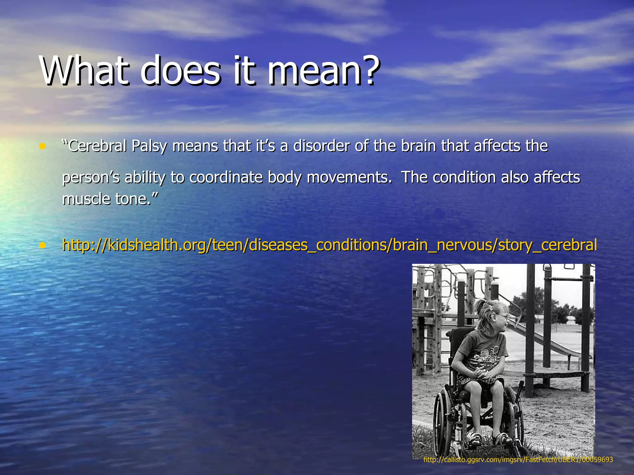 Cerebral palsy | PPT | Brain and Nervous System Disorders | Diseases ...