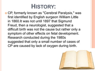 Cerebral palsy | PPTX
