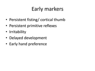 Cerebral palsy | PPTX