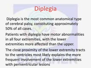 Cerebral palsy classification | PPTX