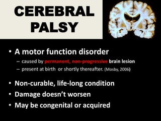Cerebral palsy by DR.NAVEEN RATHOR | PPTX
