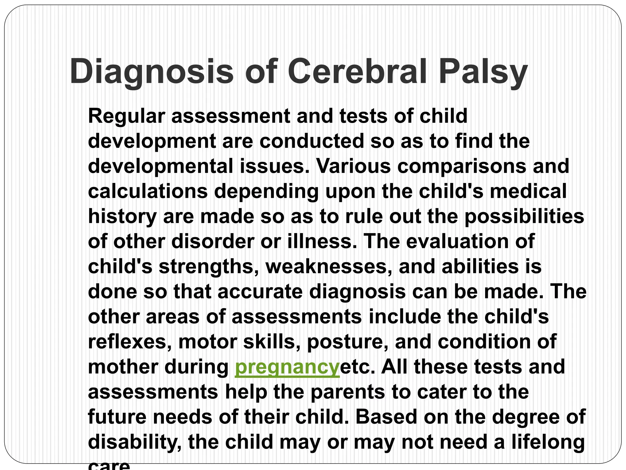 Cerebral palsy | PPTX