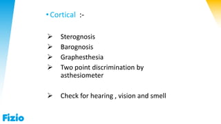Cerebral Palsy Assessment - Fizio | PPTX
