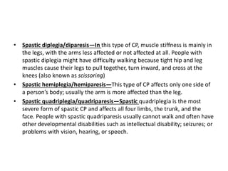 Cerebral palsy | PPTX