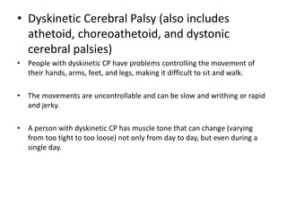 Cerebral palsy | PPTX