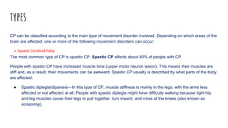Cerebral palsy | PPTX