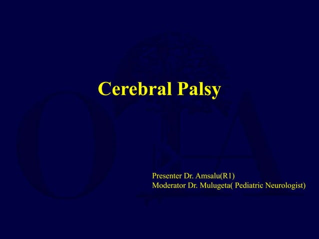 Cerebral palsy.ppt | Pregnancy | Reproductive Health