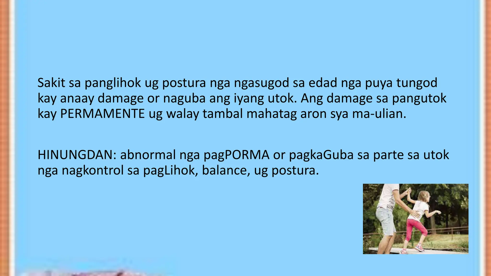 CEREBRAL PALSY powerpoint presentation to the learners and parents | PPTX