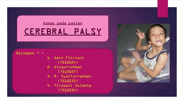 PPT Cerebral palsy | PPTX