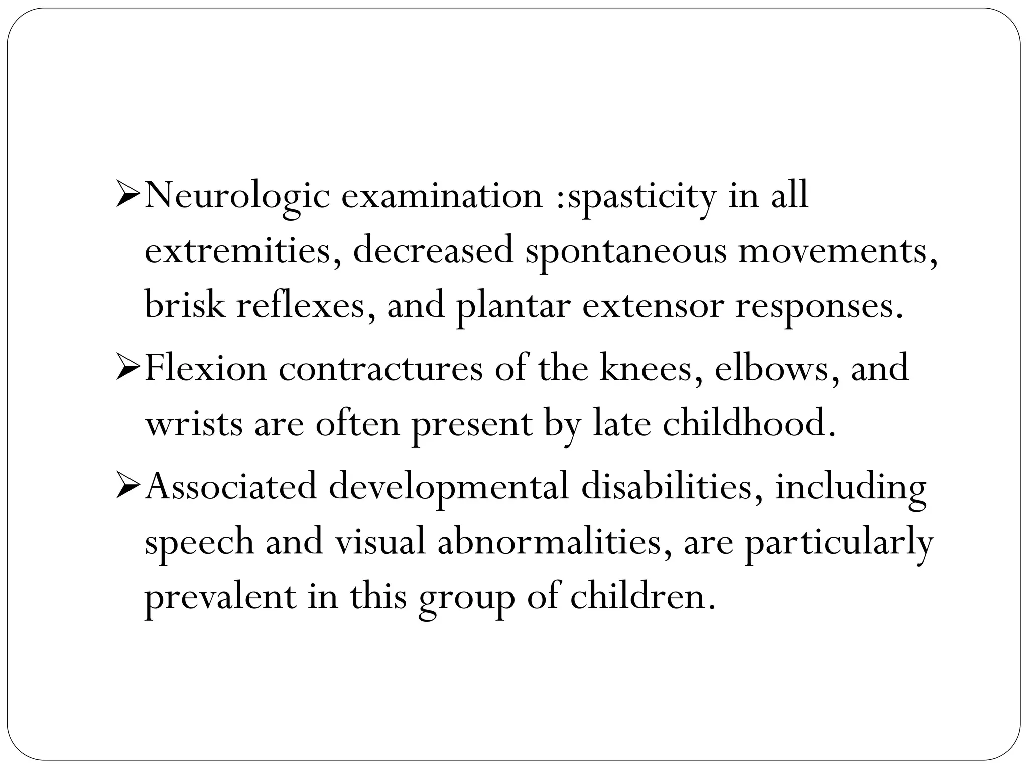 Cerebral palsy PPT Pediatric | PDF