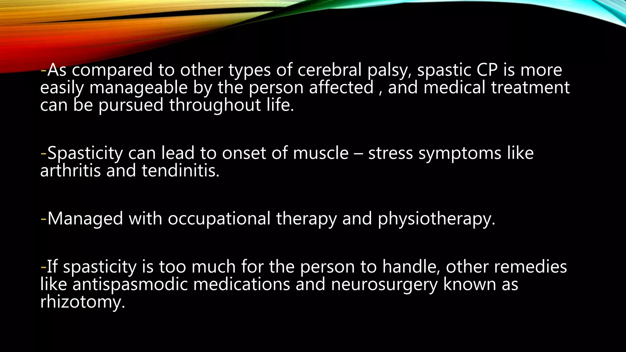 Cerebral palsy and its types | PPTX