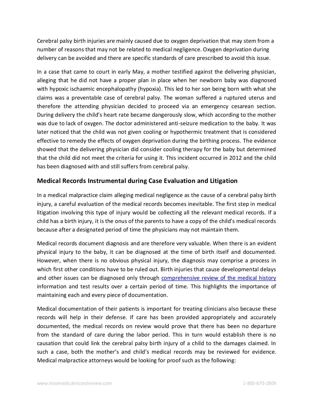 Cerebral palsy birth_injuries_-_medical_chart_review_and_case_evaluation
