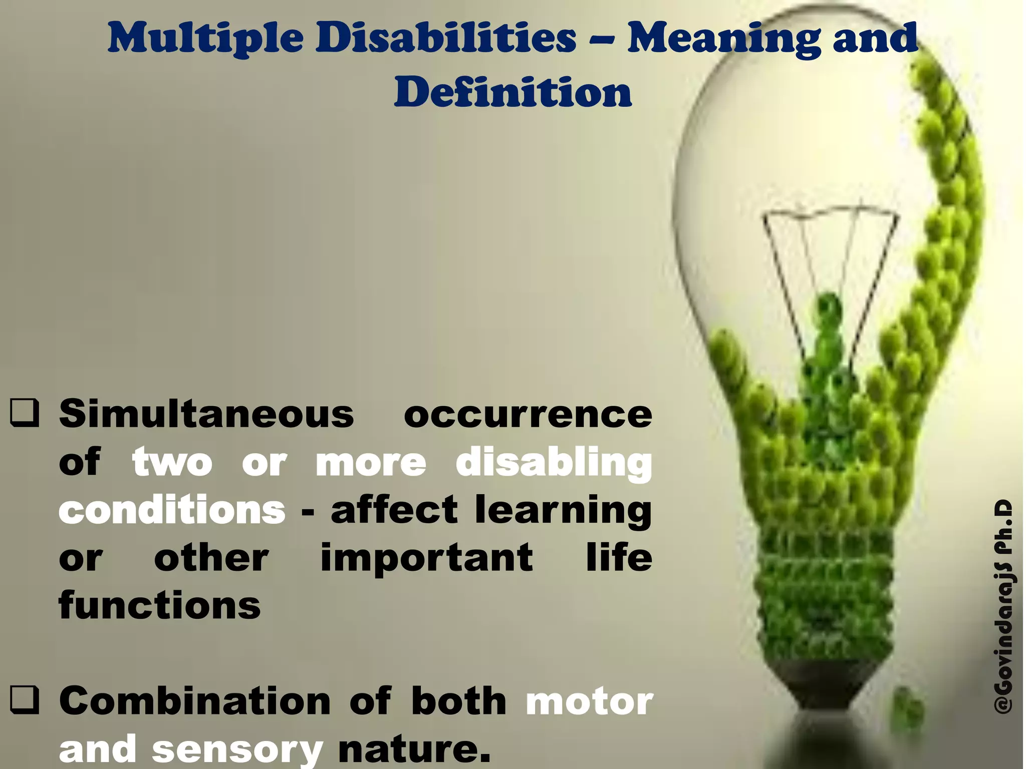 Creating an Inclusive School - Cerebral Palsy, Multiple disabilities | PDF