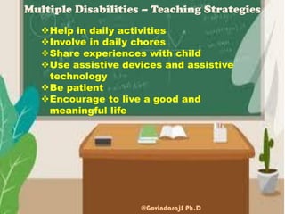 Creating an Inclusive School - Cerebral Palsy, Multiple disabilities | PDF