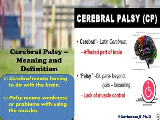 Creating an Inclusive School - Cerebral Palsy, Multiple disabilities | PDF