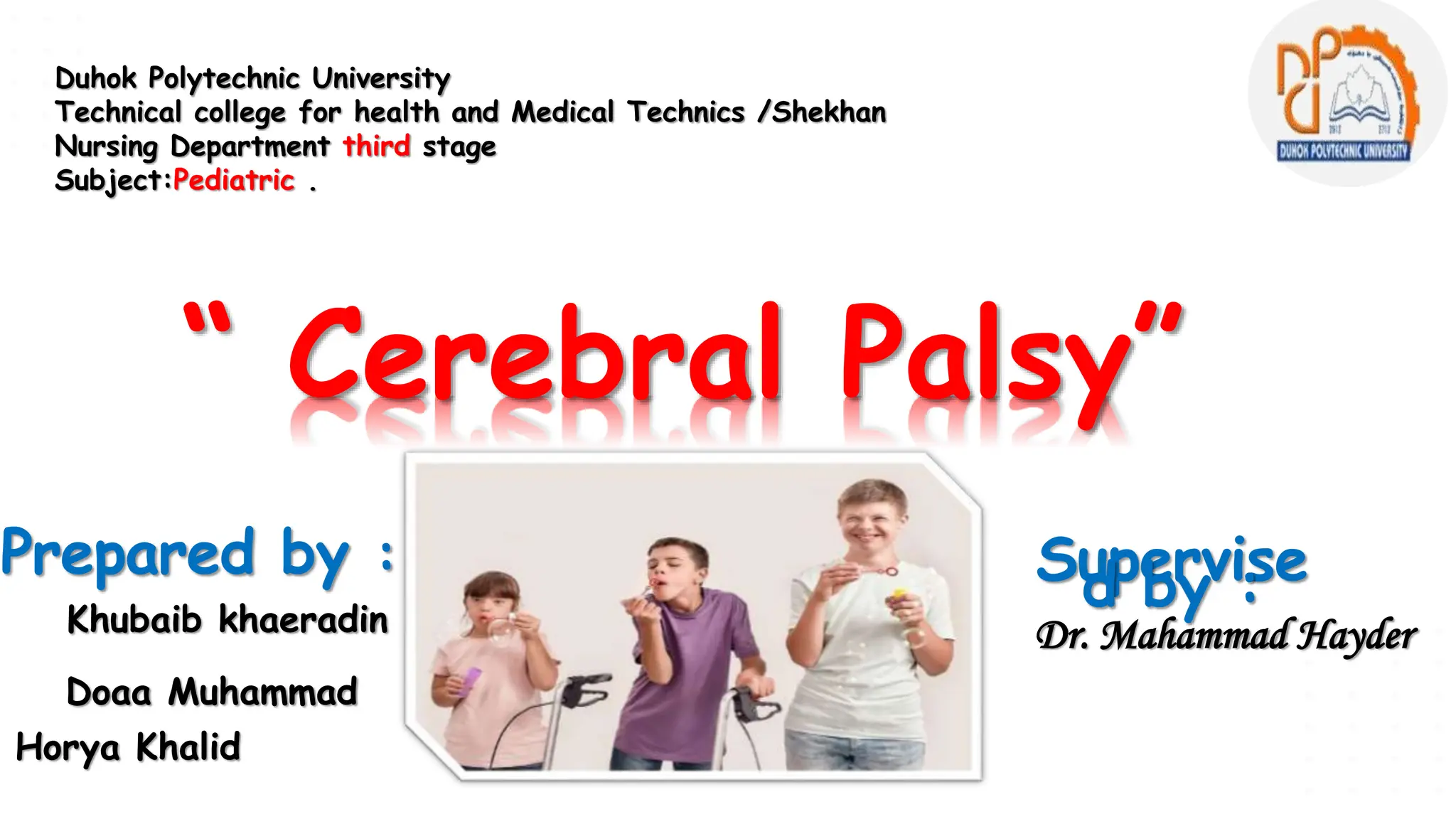 Ceribral palcy pediatric nursing.pptx