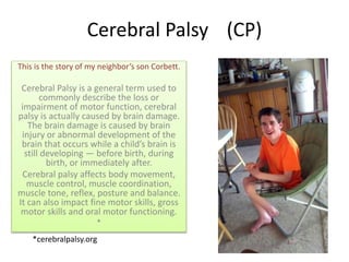Cerebral palsy presentation | PPTX