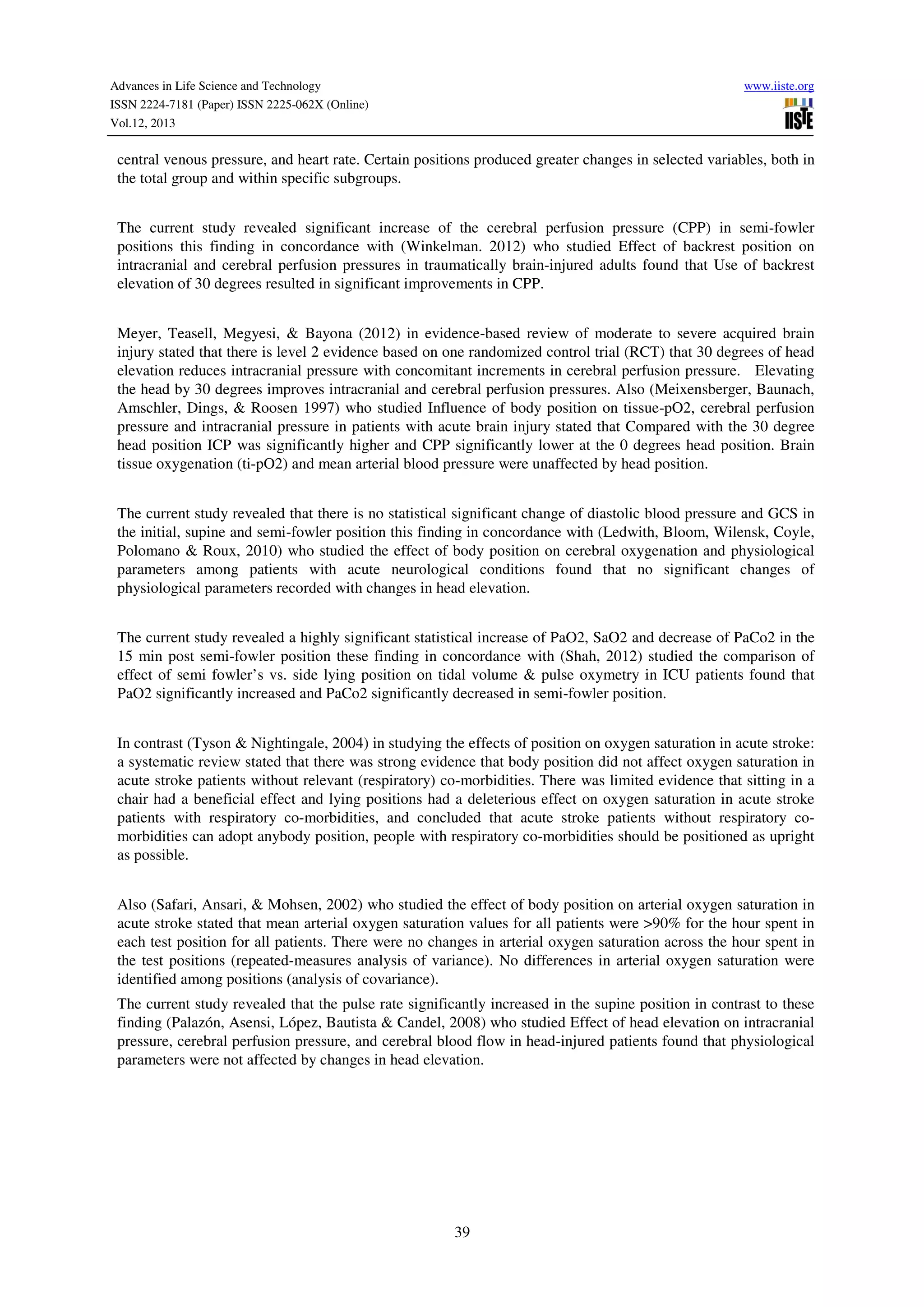 Cerebral perfusion pressure among acute traumatic brain injury patients ...