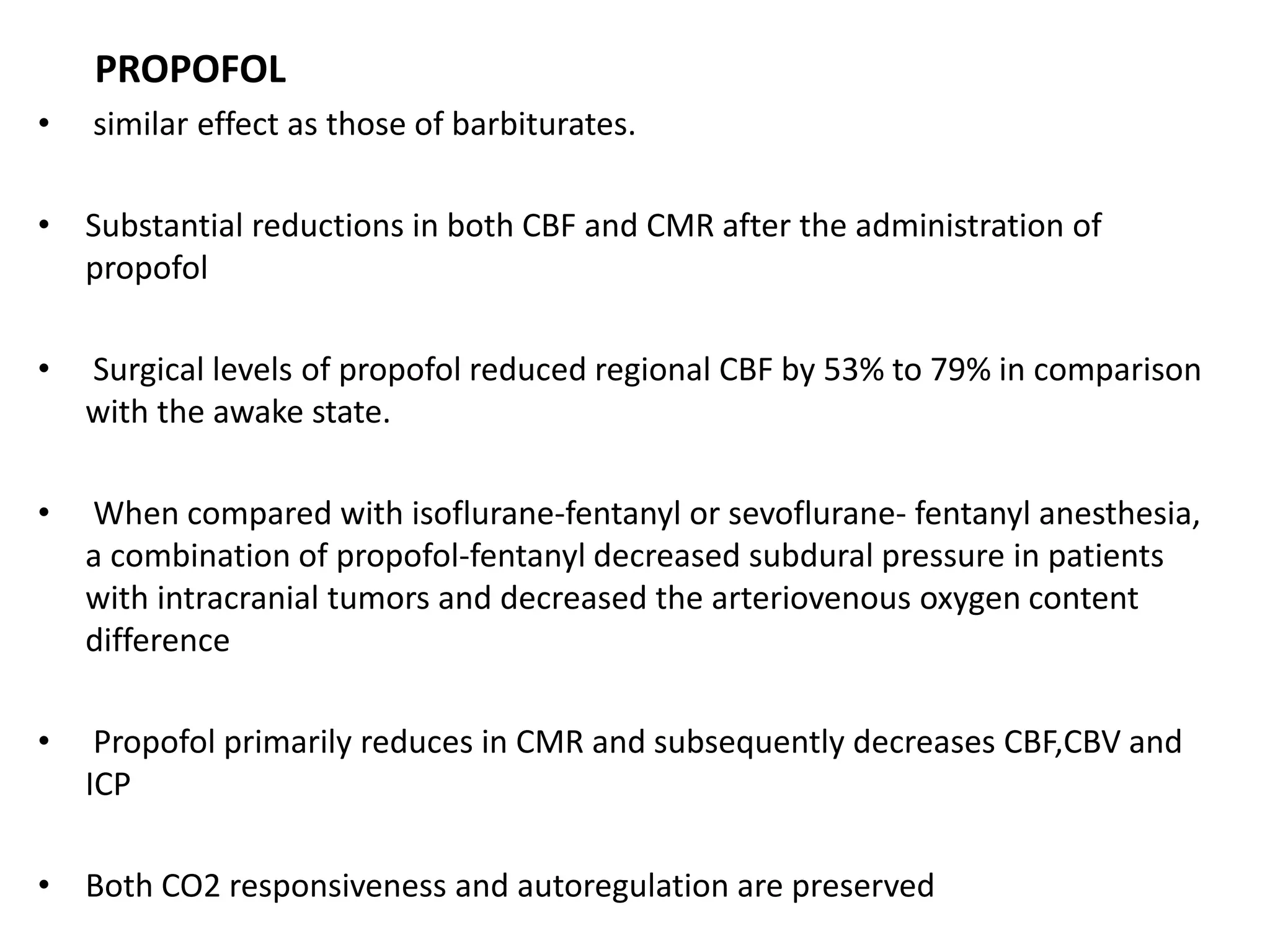 Cerebral physiology and effects of anaesthetic agents | PPTX