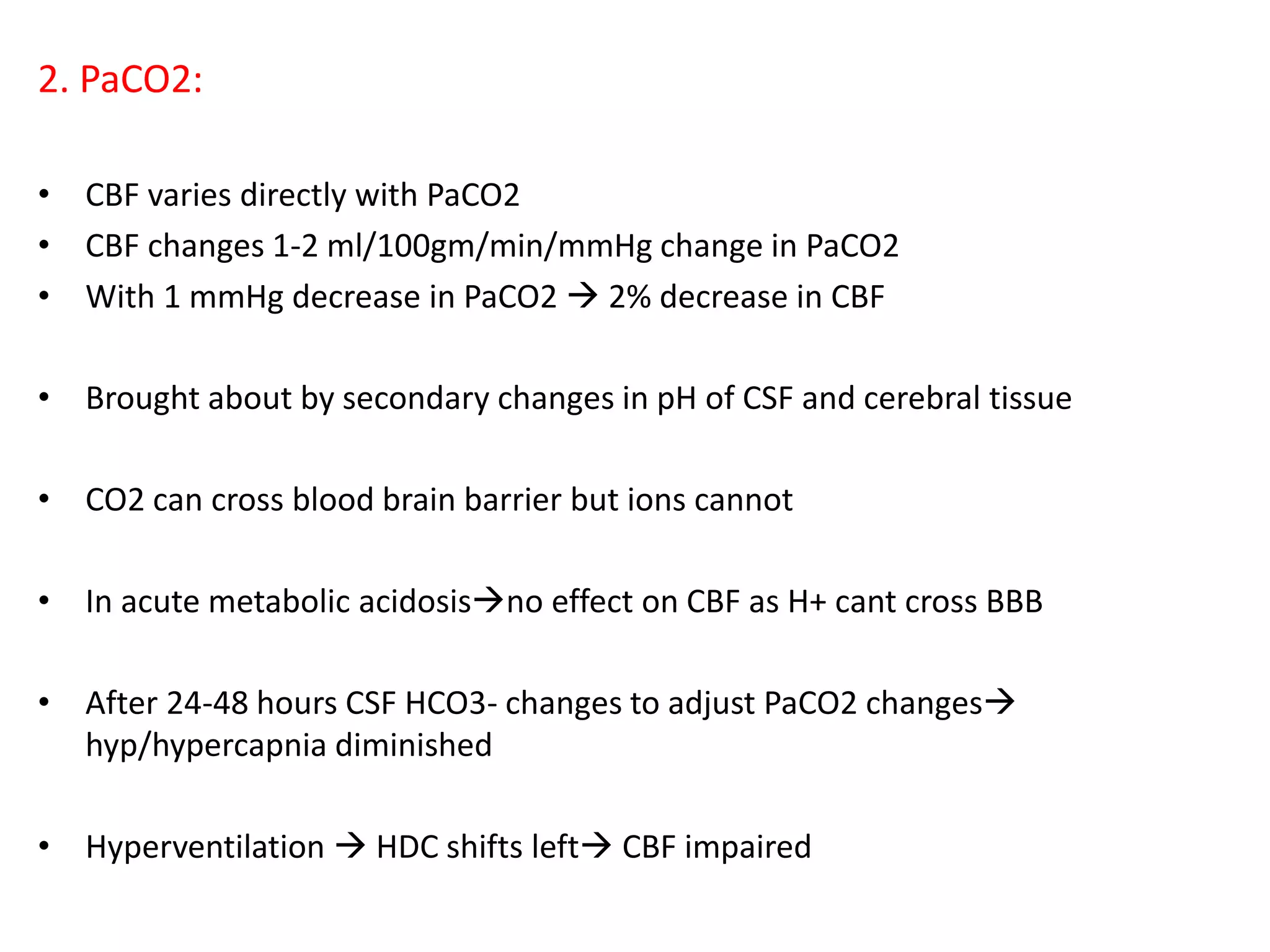 Cerebral physiology and effects of anaesthetic agents | PPTX