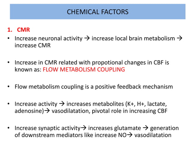 Cerebral physiology and effects of anaesthetic agents | PPTX