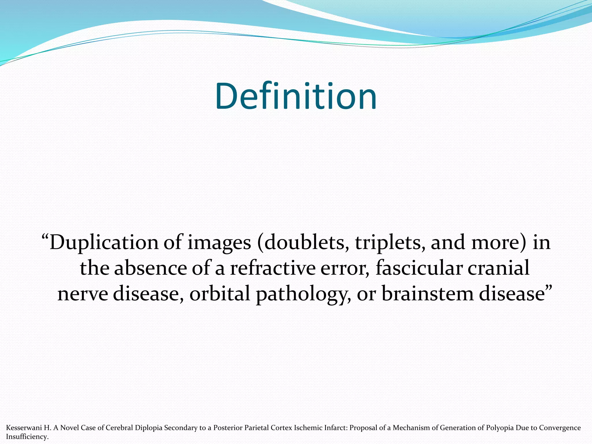 Cerebral Polyopia | PPT
