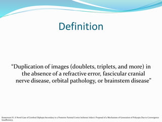 Cerebral Polyopia | PPT