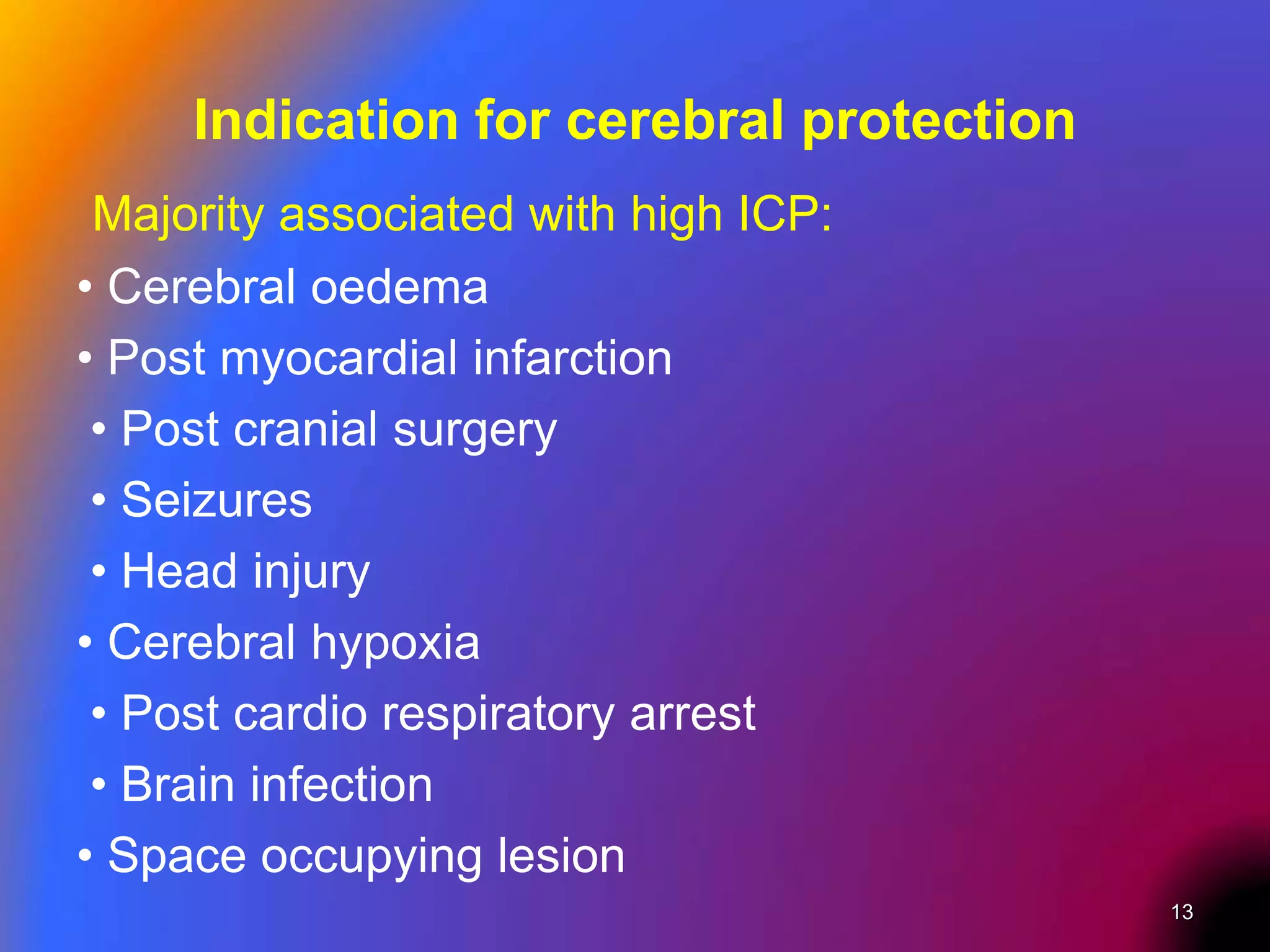 Cerebral protection | PPT