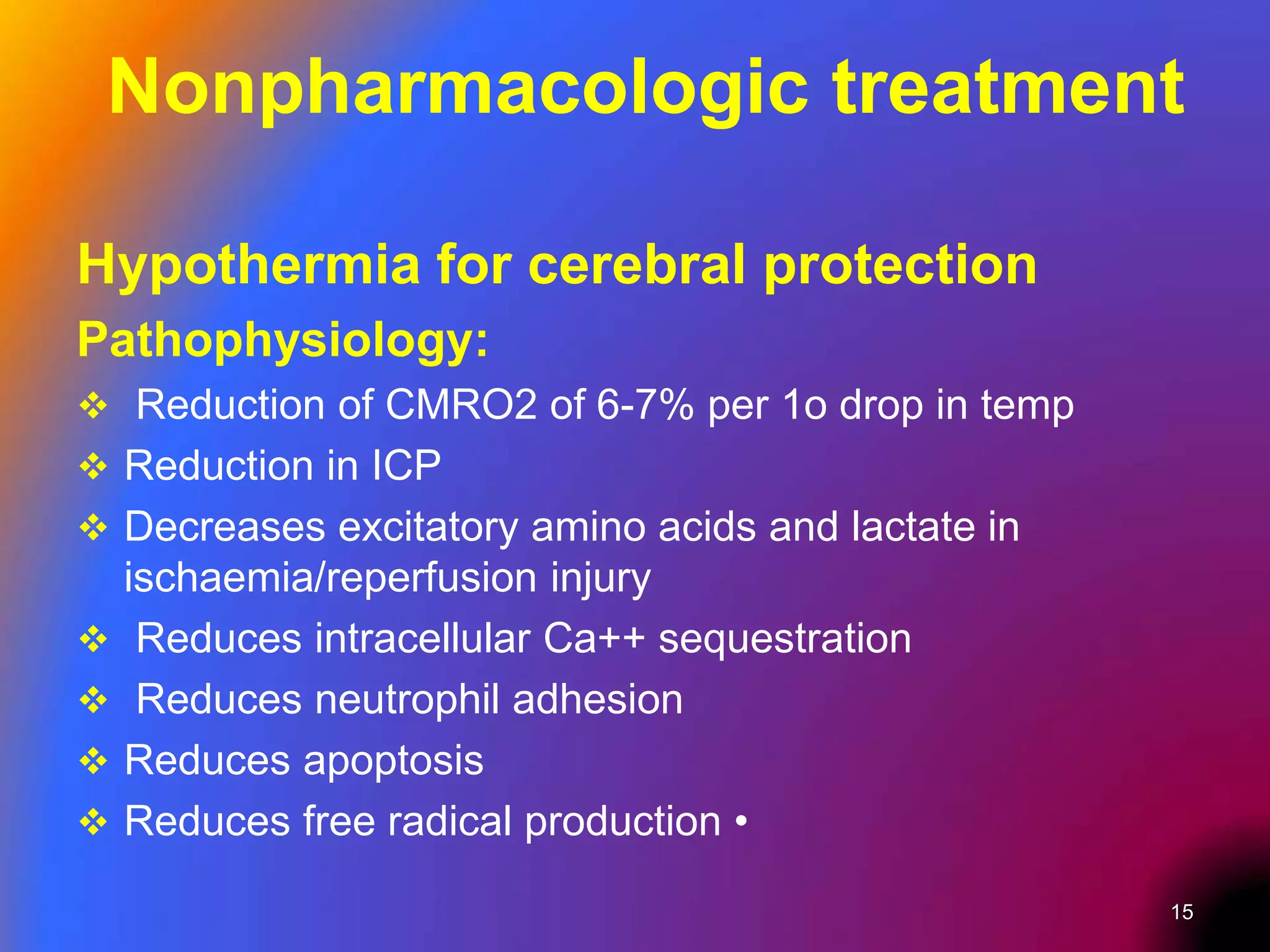 Cerebral protection | PPT