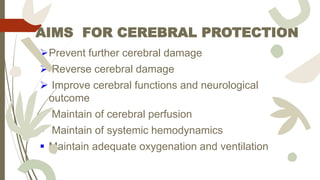 cerebral protection.pptx | First Aid | Injuries