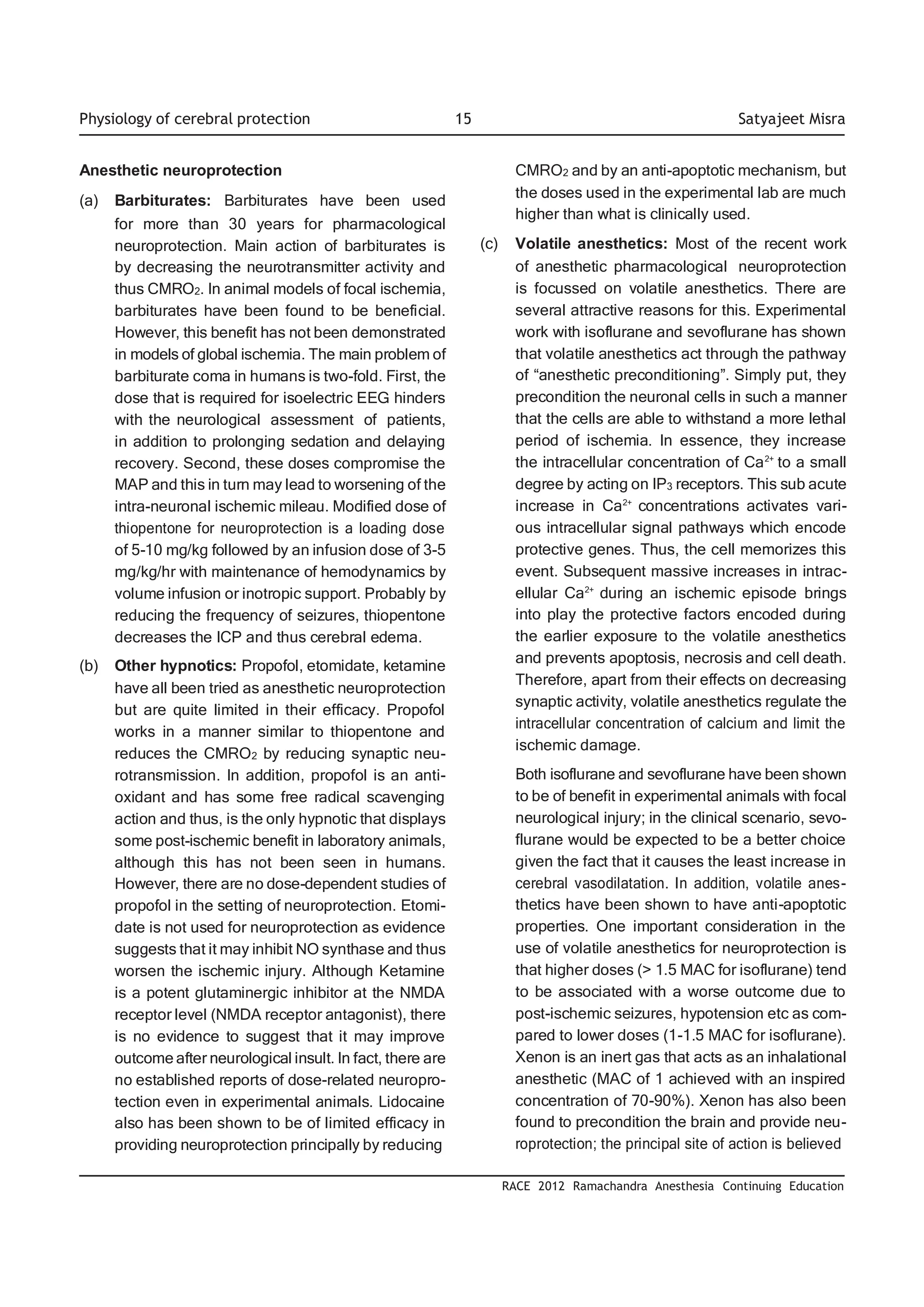 Cerebral protectionppt cerebral protection | PDF