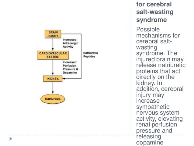 Cerebral salt wasting syndrome