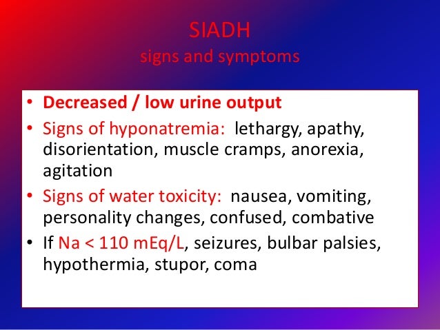 Cerebral Salt Wasting And Siadh