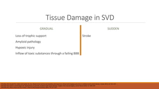 Cerebral Small Vessel Disease | PPTX