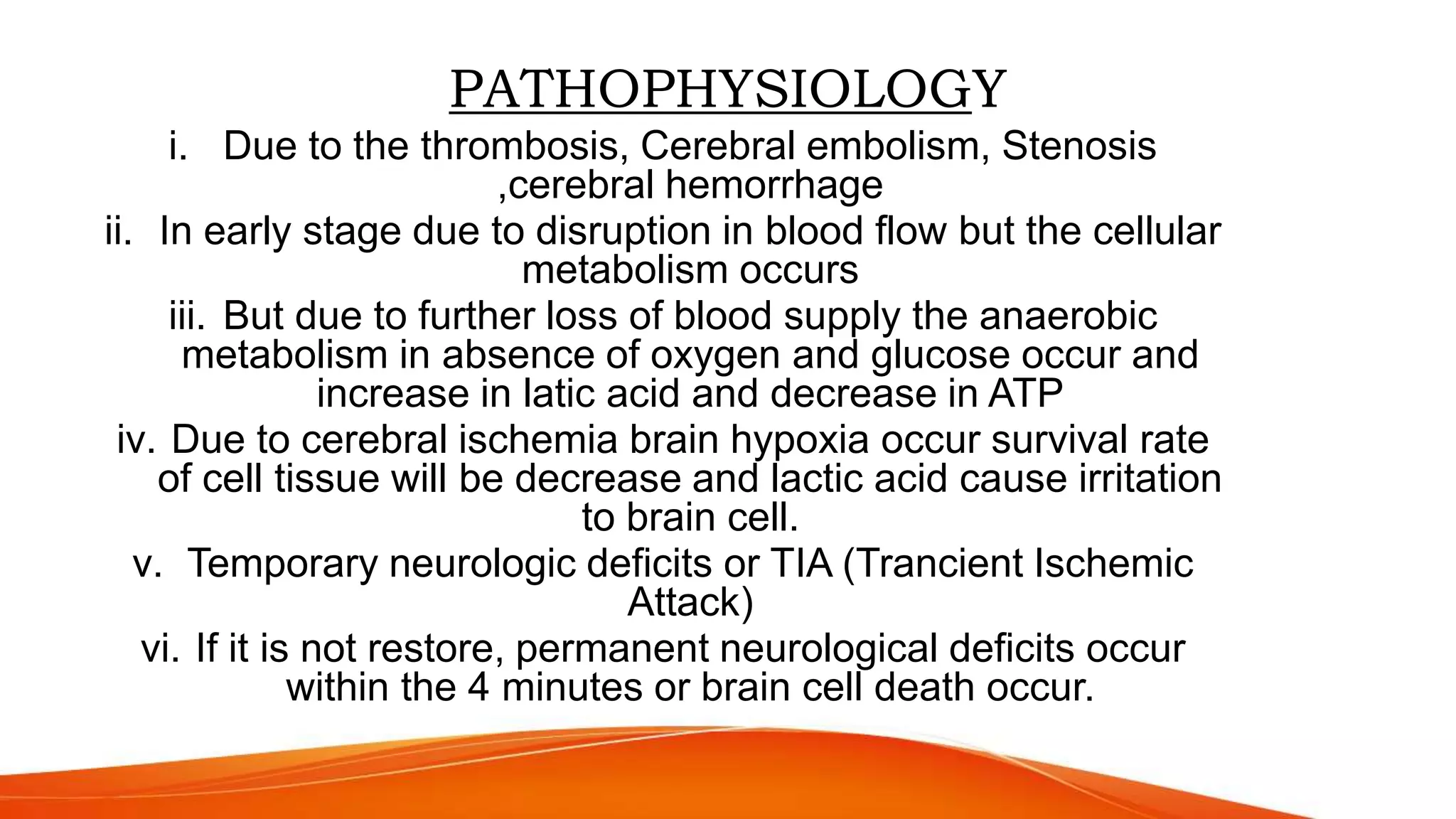 Cerebral Vascular Accident (CVA)/ Stroke | PPTX
